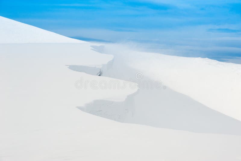 Snowy abyss stock image. Image of peak, range, glacier - 31847897