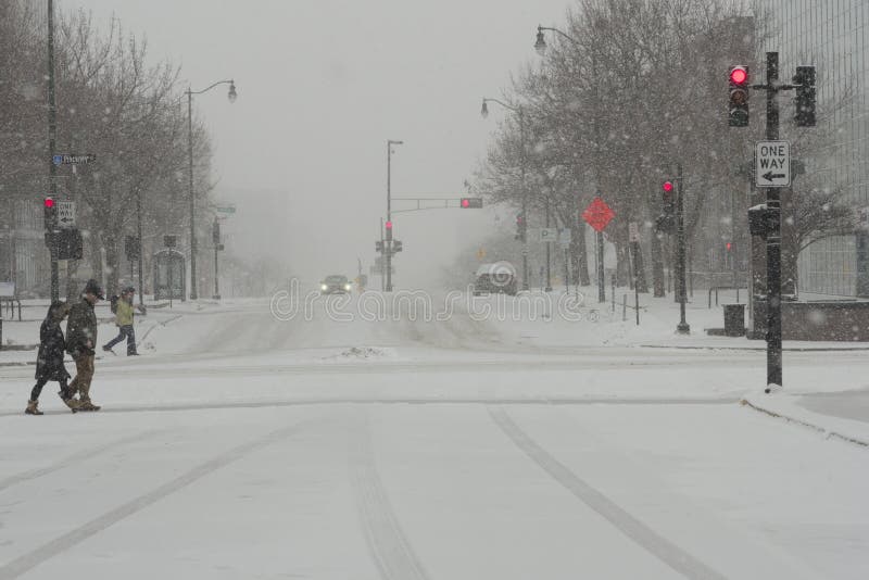 Snowy afternoon editorial image. Image of season, snow - 268957100