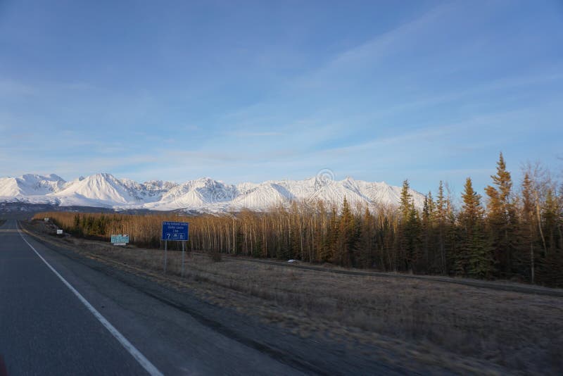 Snowy Alaska Mountain Peaks Stock Image - Image of vacation, mountain ...