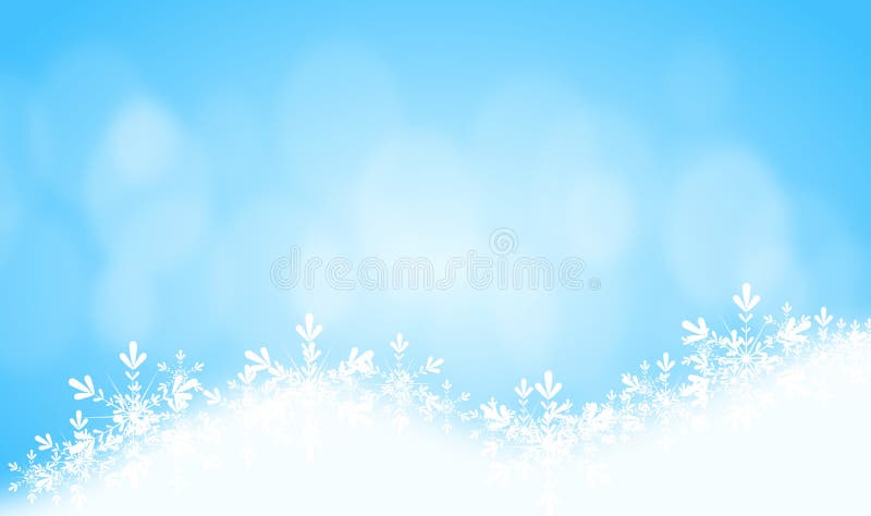 Snowy blue background stock illustration. Illustration of frozen - 72897316