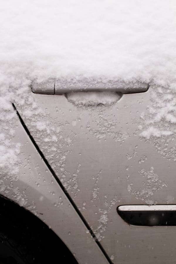 Snowy car stock photo. Image of traffic, street, driveway - 60424052