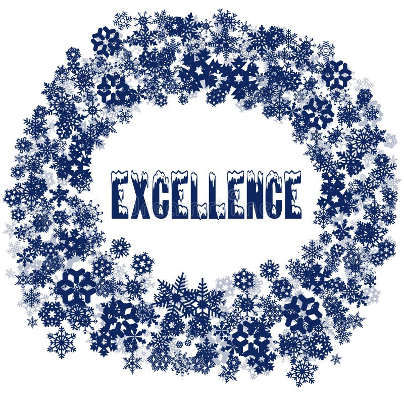 Excellence Text Vector Black Hand Drawn Lettering Positive Quote ...