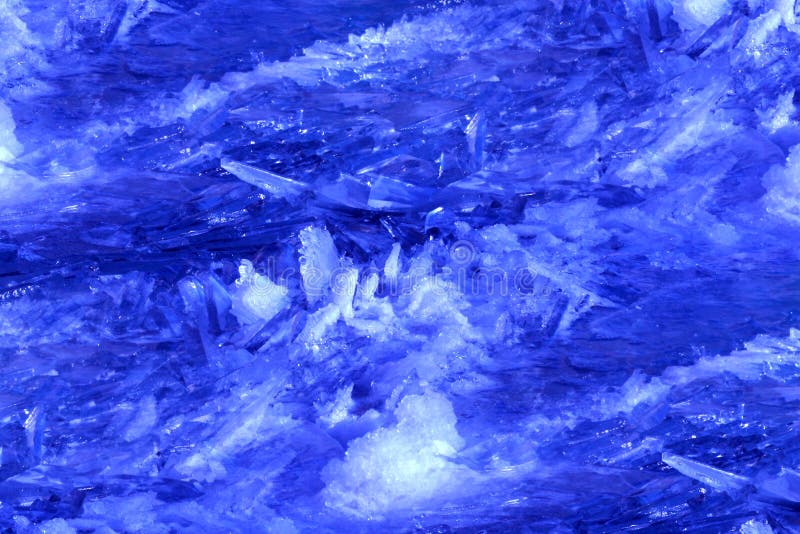 Snowy Floating Ice Formations Stock Photo - Image of snow, bubbles: 7598264