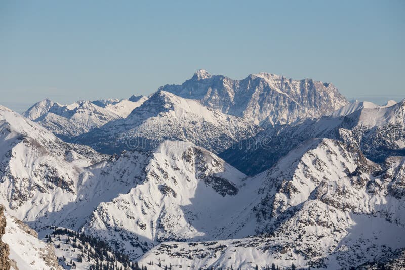 Snowy german alps stock photo. Image of alpine, panoramic - 49057738