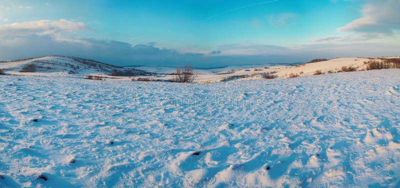 Snowy hills stock image. Image of nature, scene, frozen - 23079013