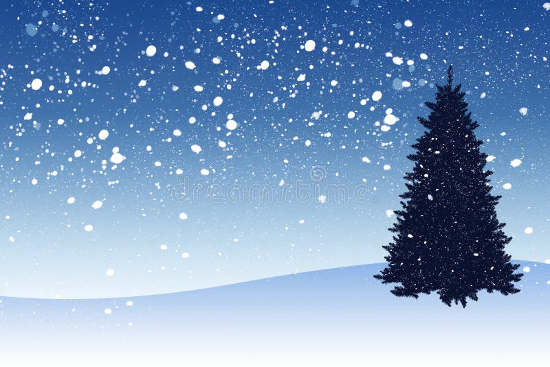 Snowy illustration stock illustration. Illustration of frost - 8046355