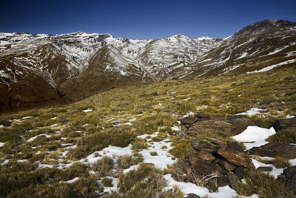 Snowy Landscape stock photo. Image of trees, white, spain - 12672516