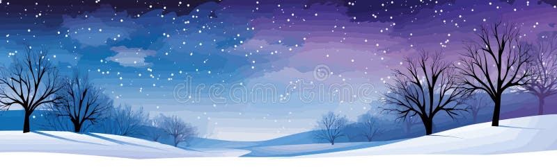 Snowy Landscape with Ice Castle Vector Simple 3d Isolated Illustration ...