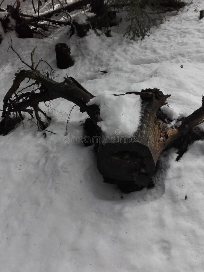 Snow Mountain with Deep Blue Sky.Beauty World. Stock Image - Image of ...