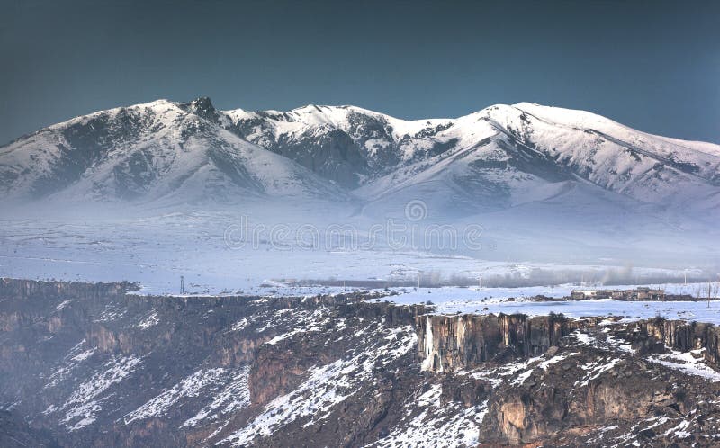 Snowy Mountain Winter Weather Stock Photo - Image of nature, rocky ...
