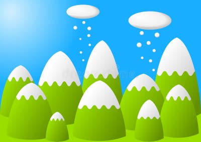 Snowy Mountains Cartoon Stock Illustrations – 7,760 Snowy Mountains ...
