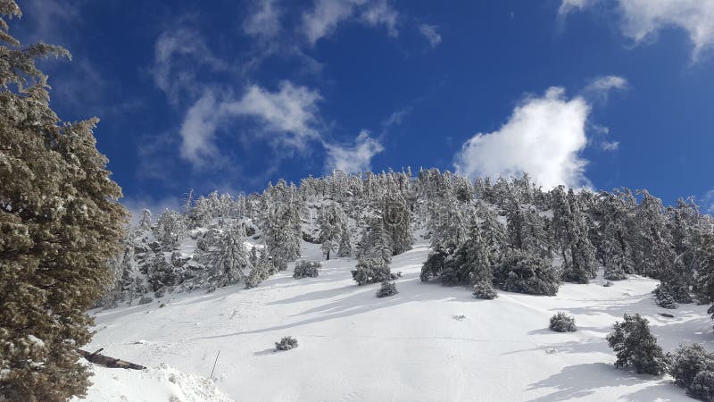 Snowy Paradise stock photo. Image of ridge, mountains - 103491648