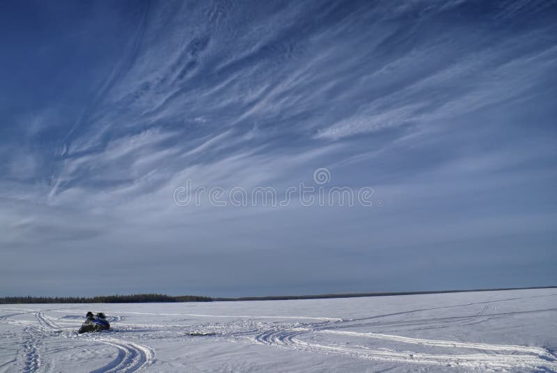 Snowy plain stock image. Image of scenic, frozen, winter - 46320997