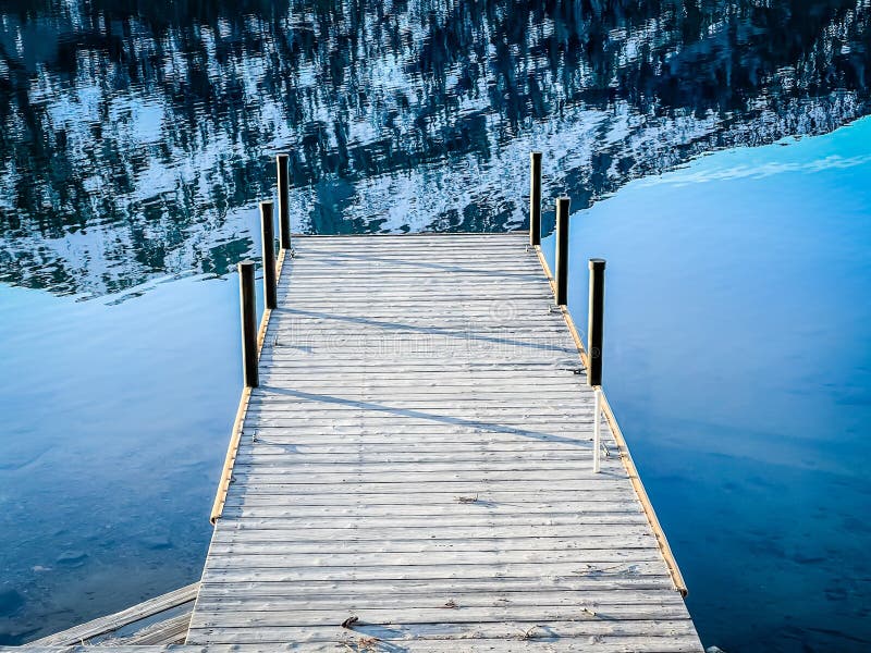 Snowy Reflection stock photo. Image of mountain, sisters - 7197330