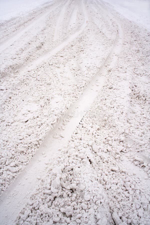 Snowy road stock photo. Image of covered, blizzard, snowstorm - 3864392