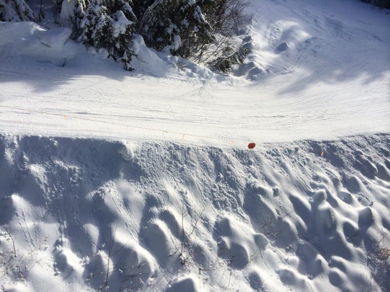 Snowy slope stock photo. Image of angle, blue, lift, christmas - 48086628