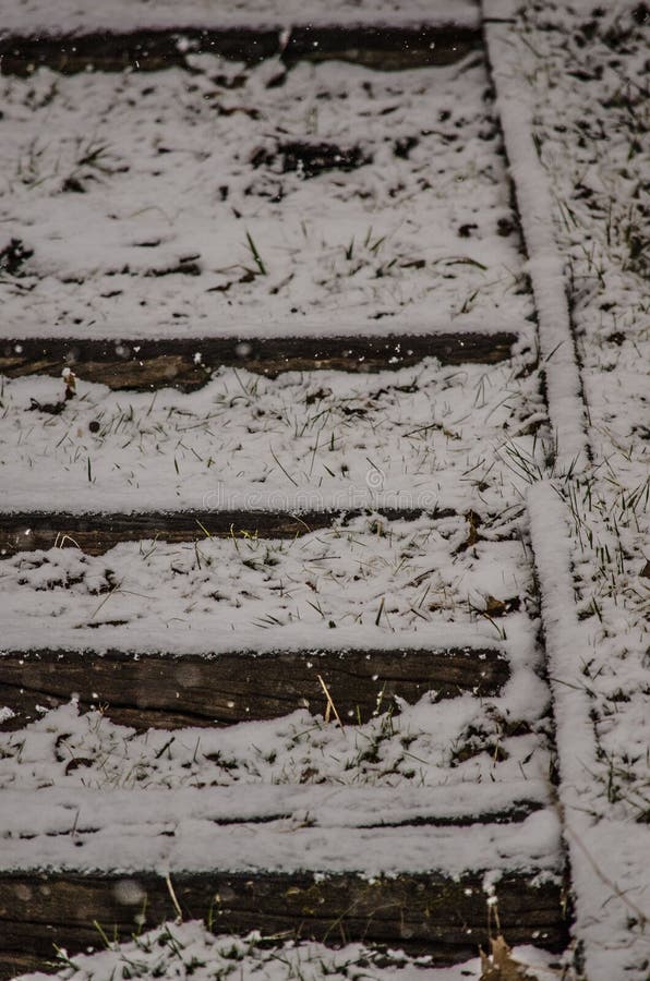 Snowy Steps, Heavy Snowfall Stock Photo - Image of calendar, climb: 6203080