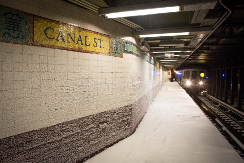 Snowy Subway Air Vent Building Stock Photo - Image of cityscape ...