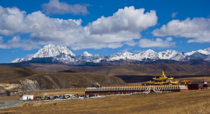 Snowy temple stock photo. Image of line, snow, temples - 23169088