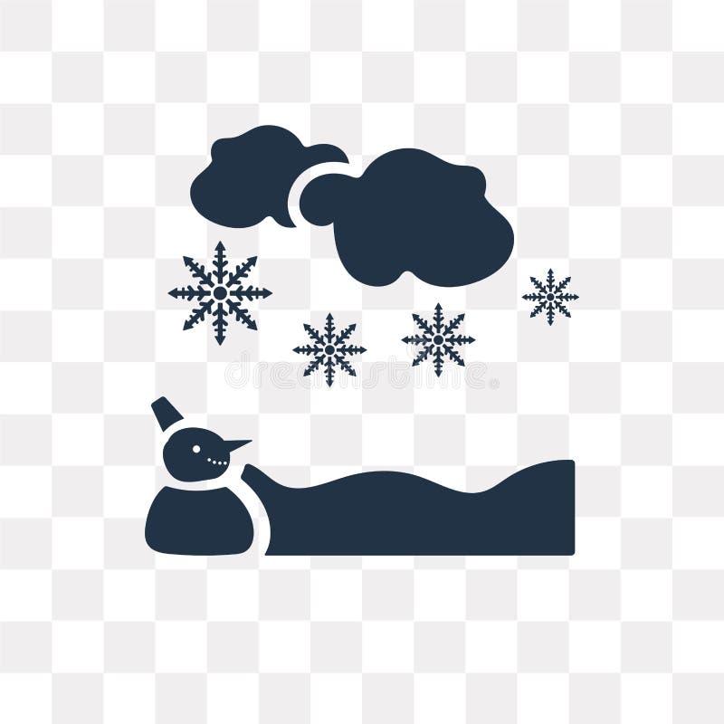 Snowy Vector Icon Isolated on Transparent Background, Snowy Tra Stock ...