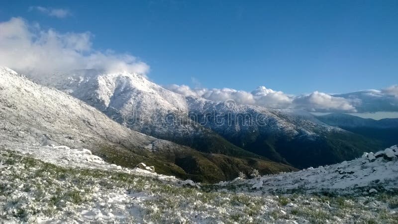 Snowy view stock photo. Image of view, snowy, landscape - 63754712