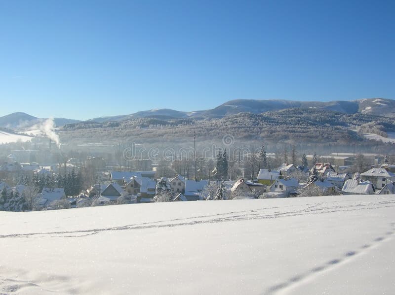 Snowy walley stock image. Image of floral, change, foliage - 37106929