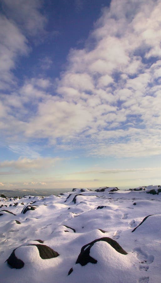 Snowy wasteland stock photo. Image of snowy, peak, rocks - 25171672