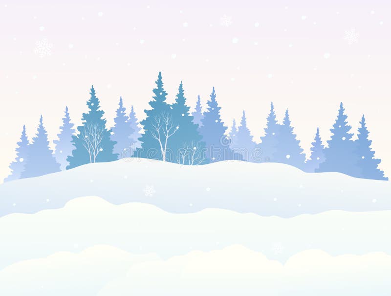 Winter Morning Snow is Falling Inspirational Lettering Inscription ...