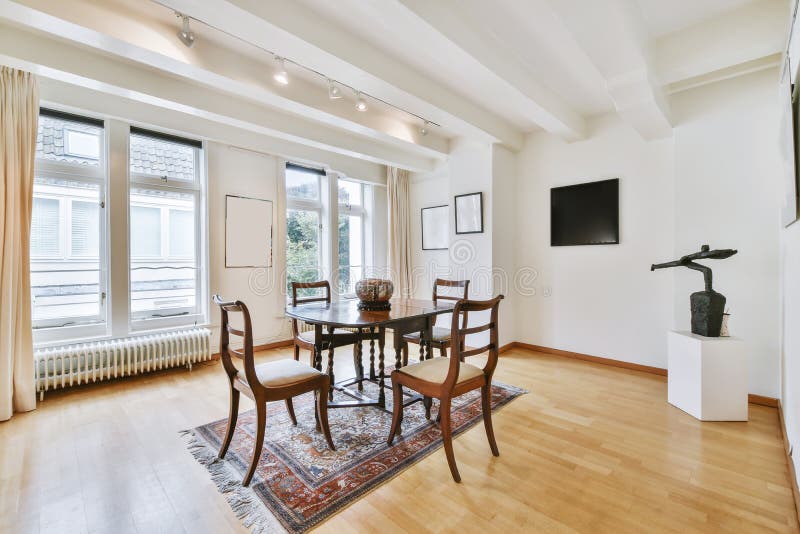 Snug dining room stock image. Image of furniture, estate - 233581039