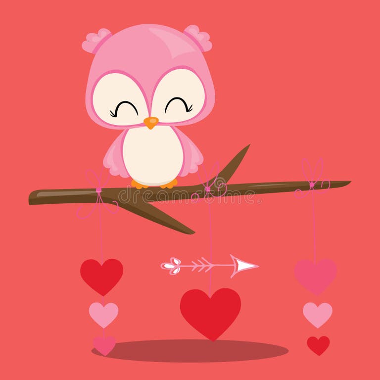 Snuggle fox owl 01 stock vector. Illustration of vector - 198991070