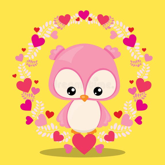 Snuggle fox owl 02 stock vector. Illustration of vector - 198991073