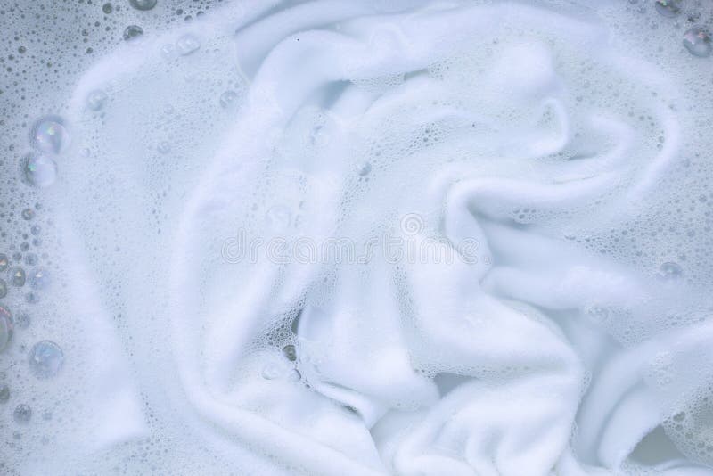 Soak a Cloth before Washing, Stock Image - Image of bath, detergent ...