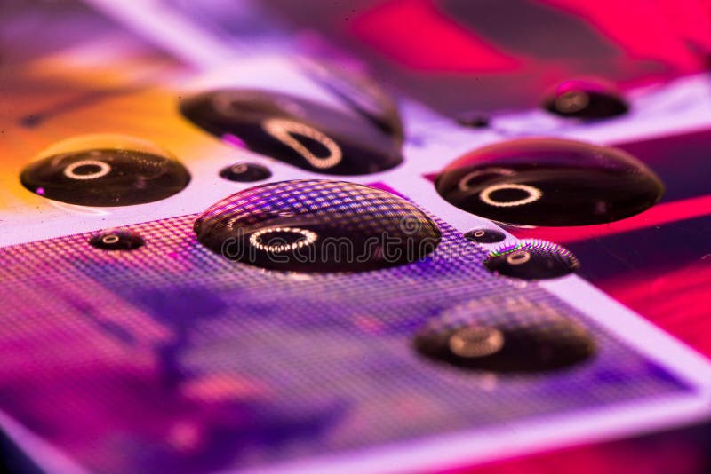 Soaking pixels. stock image. Image of droplets, modern - 78492775