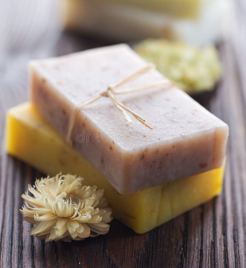 Handmade Soap stock image. Image of herbs, clear, boiling - 14654185