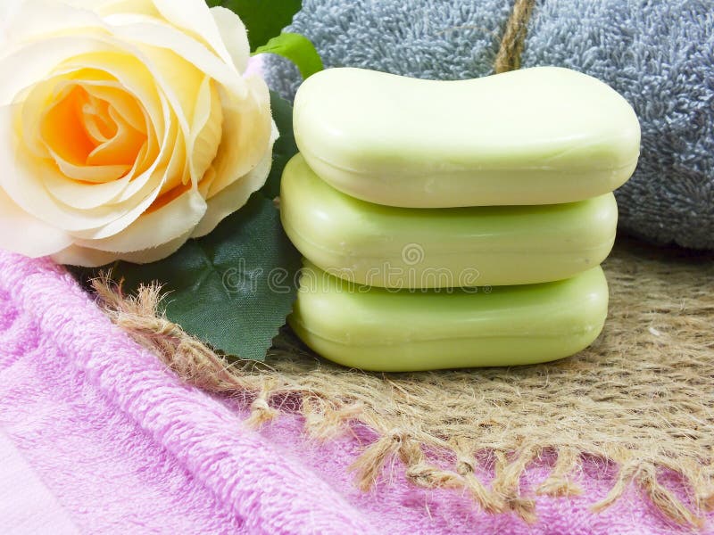 Soap Bar from Natural for Cleaning and Healthy Stock Photo - Image of ...