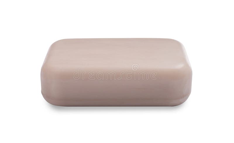 Soap Bar on White Background. Personal Hygiene Stock Photo - Image of ...