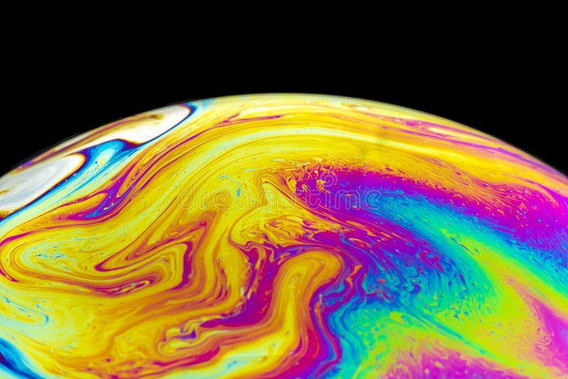 Soap Bubble - Abstract and Colourful Pattern Stock Image - Image of ...