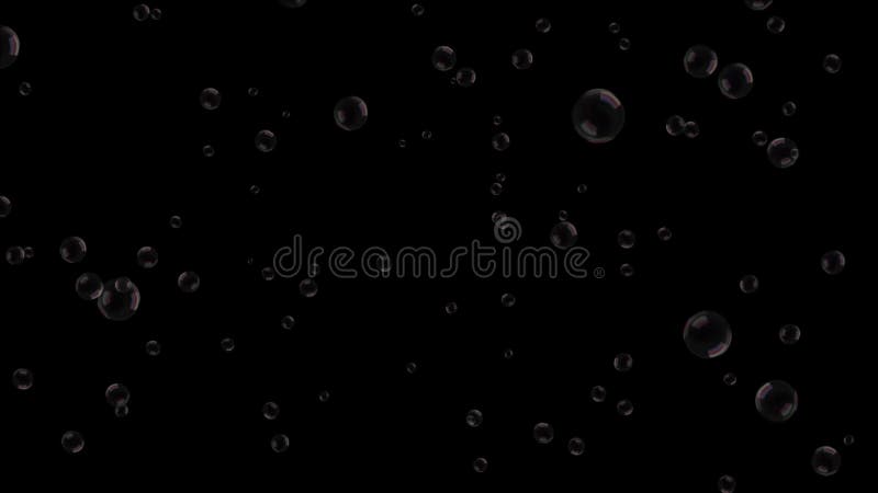Soap Bubble Explosion. Burst of Bubbles. Alpha Channel Stock Footage ...