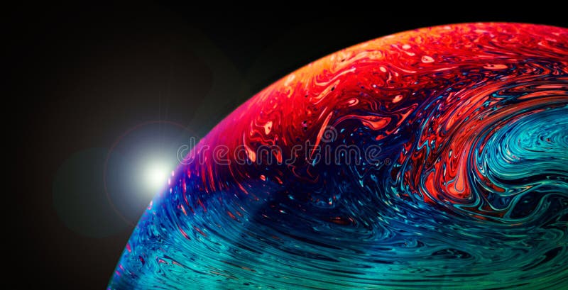Soap bubble planet stock image. Image of organ, undiscovered - 180580707