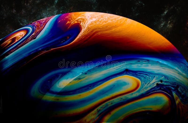 Soap bubble planet stock photo. Image of sphere, circle - 180593702