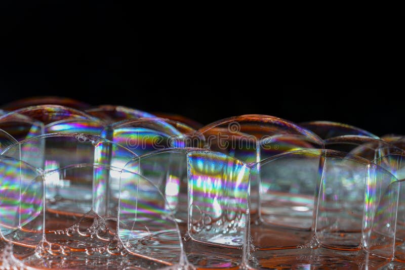 Soap bubbles stock photo. Image of macro, purity, close - 93748208