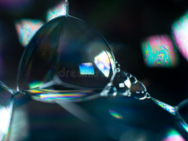 Soap bubbles, macro shot stock image. Image of atom - 136689503