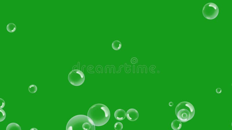 Soap Bubbles with Green Screen Background Stock Footage - Video of ...