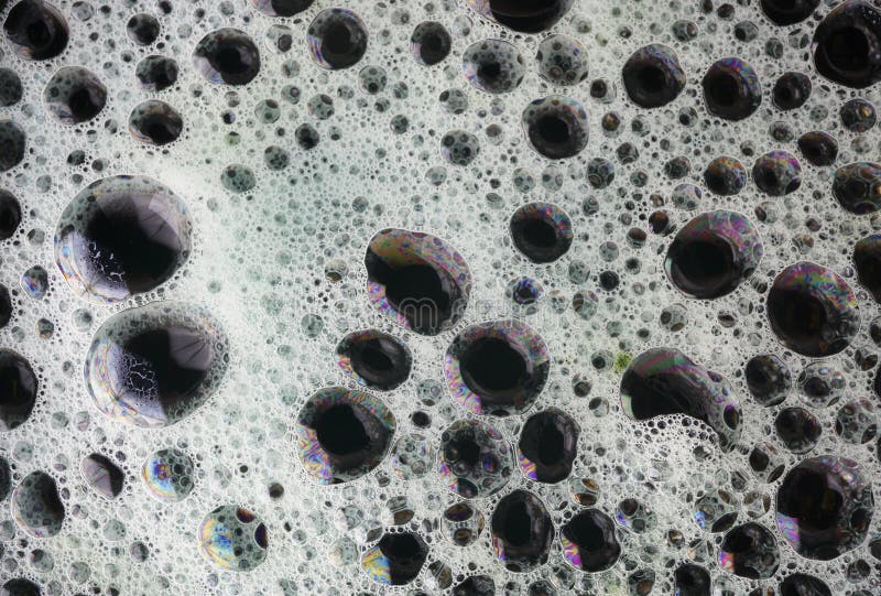 Soap Bubbles Reflecting Colourful Patterns Stock Image - Image of soapy ...