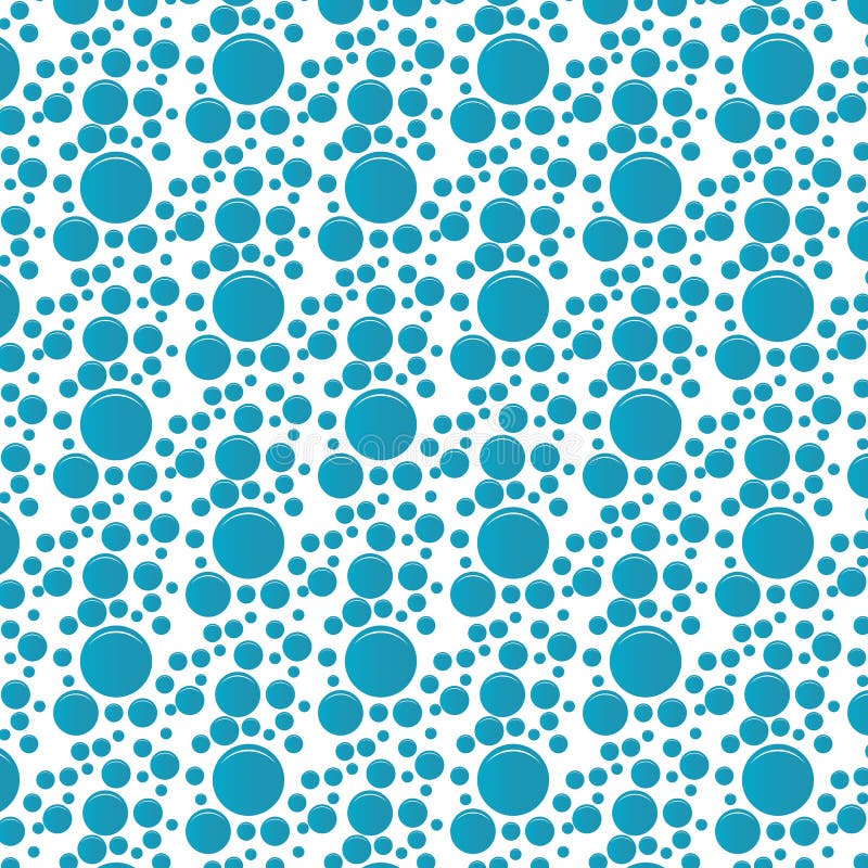 Soap Bubbles Seamless Pattern. Vector Background Stock Vector ...