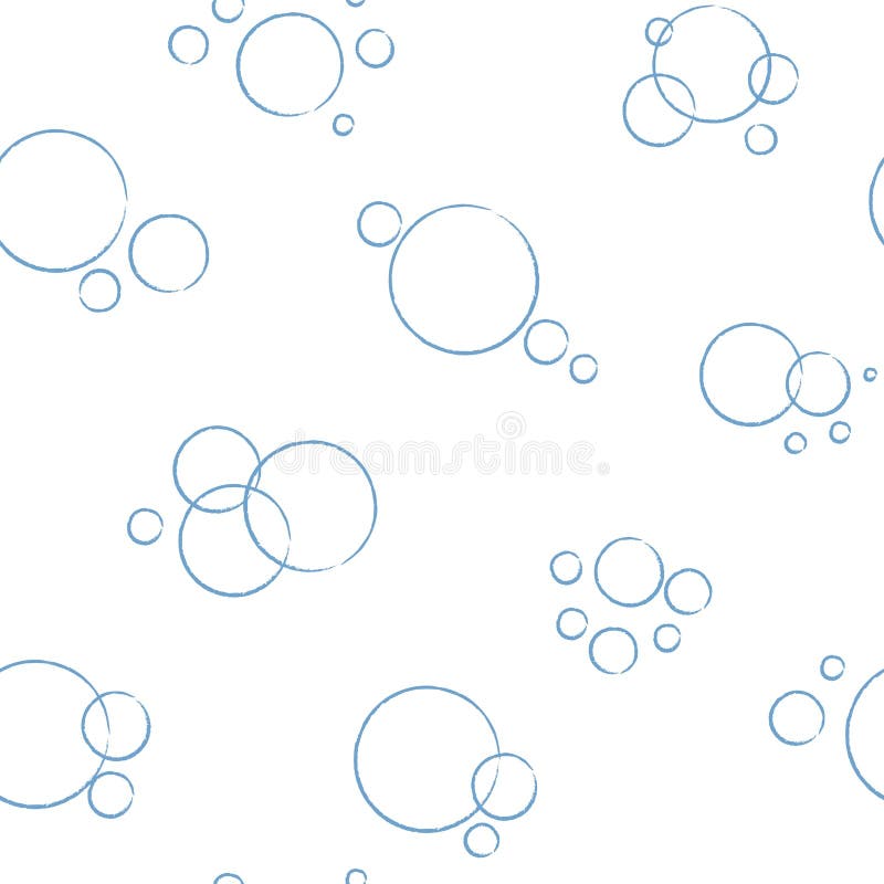Soap Bubbles Seamless Pattern Vector Graphic Stock Vector ...