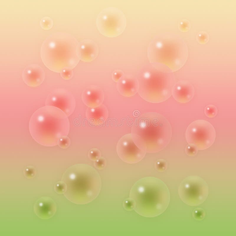 Soap Bubbles Spring Background Stock Illustration - Illustration of ...