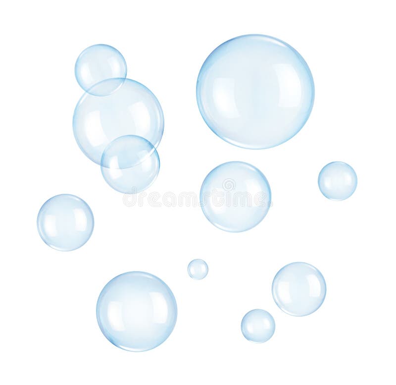 White Bubbles Wallpaper