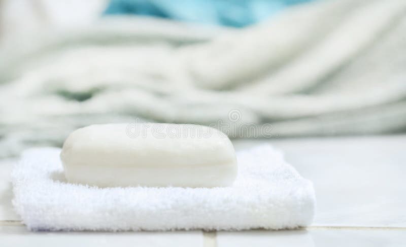 Soap and cloth for washing stock photo. Image of bath - 163337552
