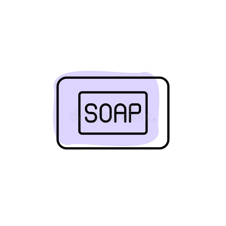 Soap with Color Shadow Vector Icon in Beauty Set Stock Vector ...